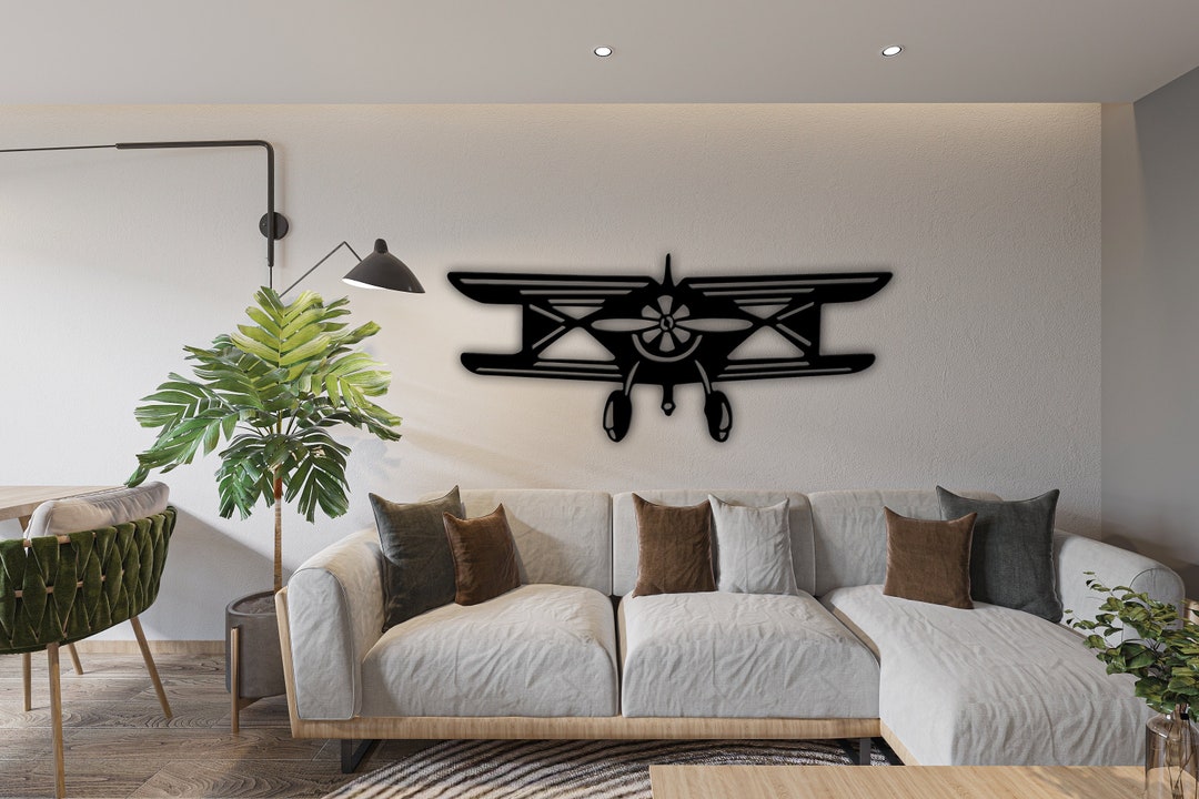 Plane DXF File, Metal Wall Art, Plane Svg File, Plane Laser, Plane ...