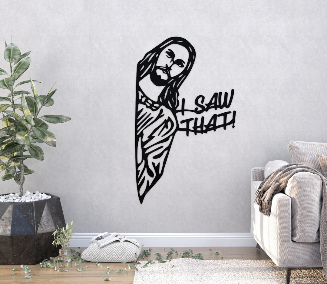 Jesus DXF File Metal Wall Art Laser Cut Signboard SVG Ai - Etsy