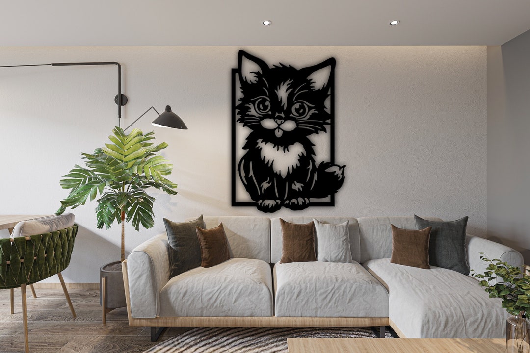 Cute Cat Svg, Cat Dxf, Cat Laser, Cricut, Plasma, Silhouette, Cute Cat ...