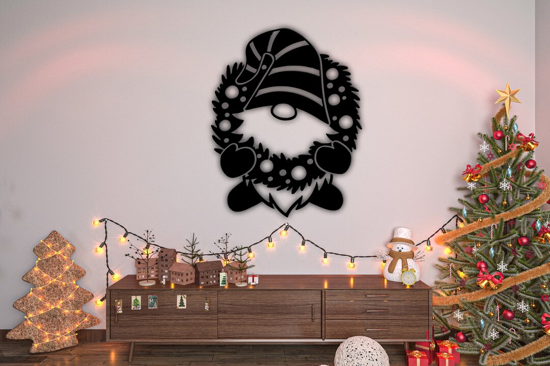 Santa Claus Svg, Santa Claus Metal Wall Art, Santa Claus Laser, Santa ...