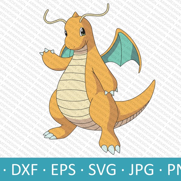 Dragonite Vector - Etsy