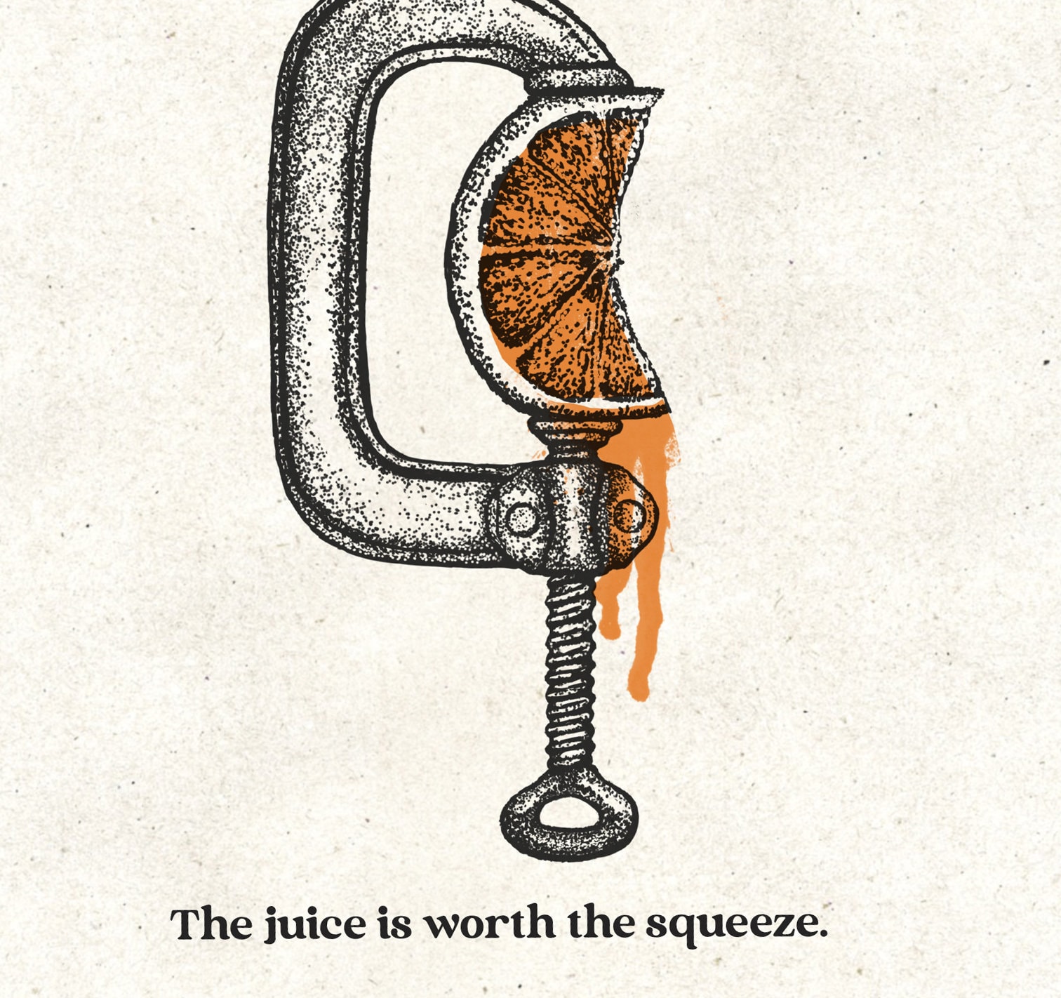 The Juice is Worth the Squeeze | Art Print, Unframed - Etsy