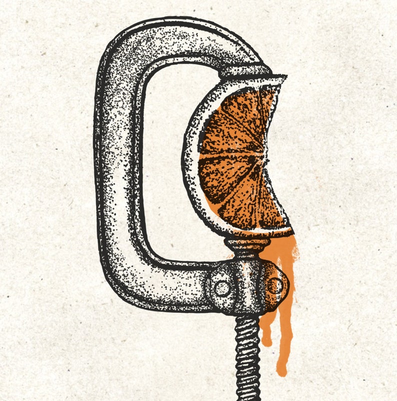 The Juice is Worth the Squeeze | Art Print, Unframed - Etsy