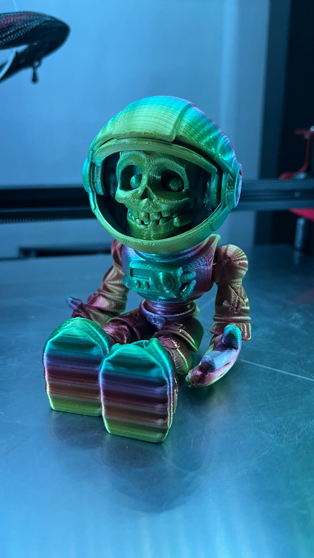Flexi Skeleton Astronaut 3D Print - Etsy
