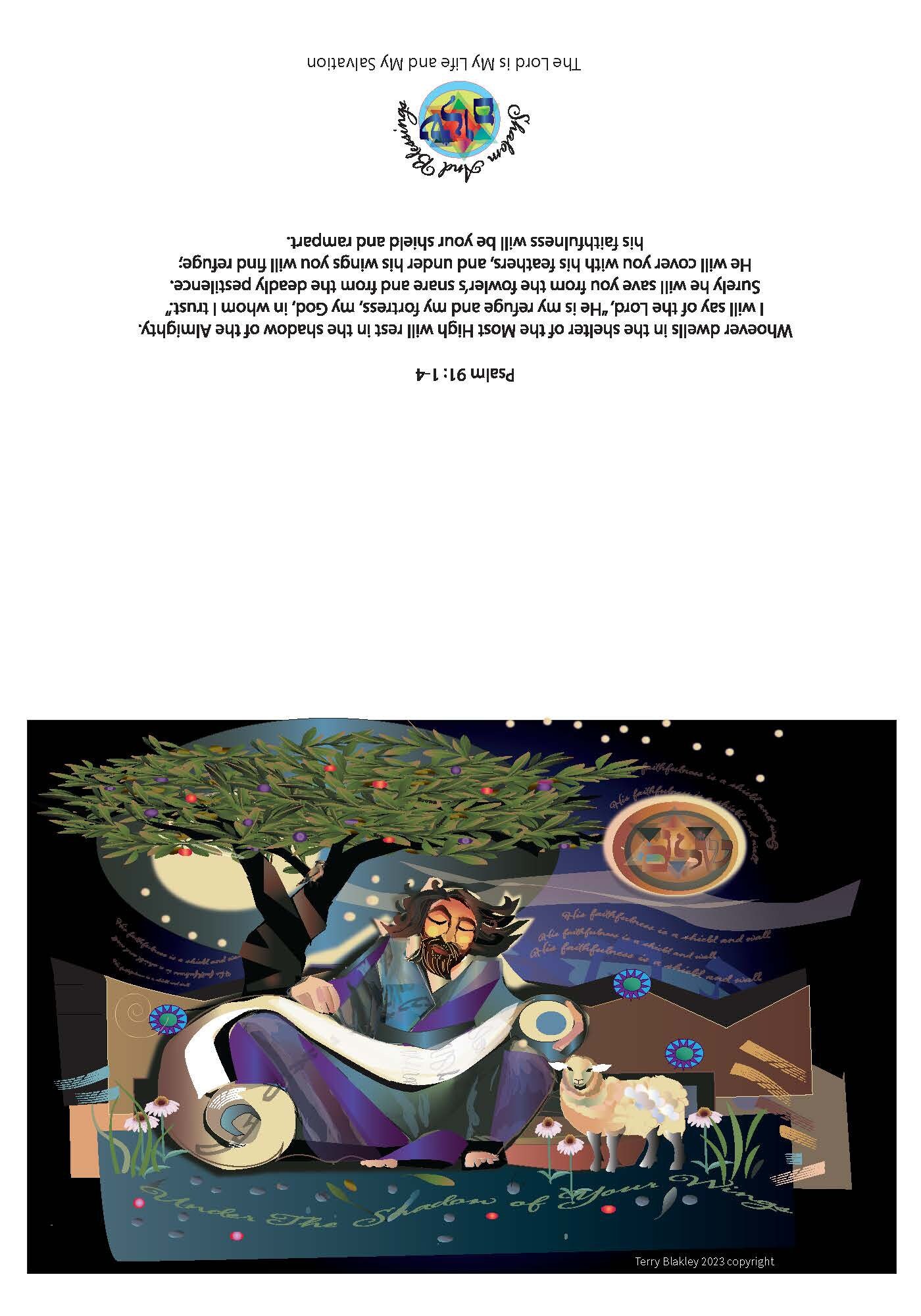 Psalm 91 Greeting Card - Etsy