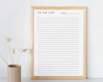 Minimalist Checklist | Acrylic Board Checklist | Printable Checklist ...