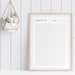 Minimalist Checklist | Acrylic Board Checklist | Printable Checklist ...