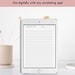 Minimalist Checklist | iPad Checklist | Printable Checklist | Digital ...