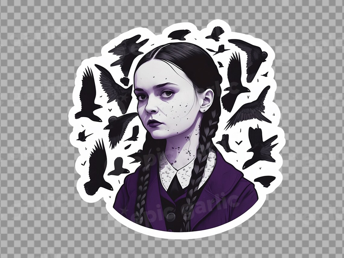 Wednesday Addams Png, Addams Family Png, Jenna Ortega Png, Digital Download Png, Dancing Queen ...