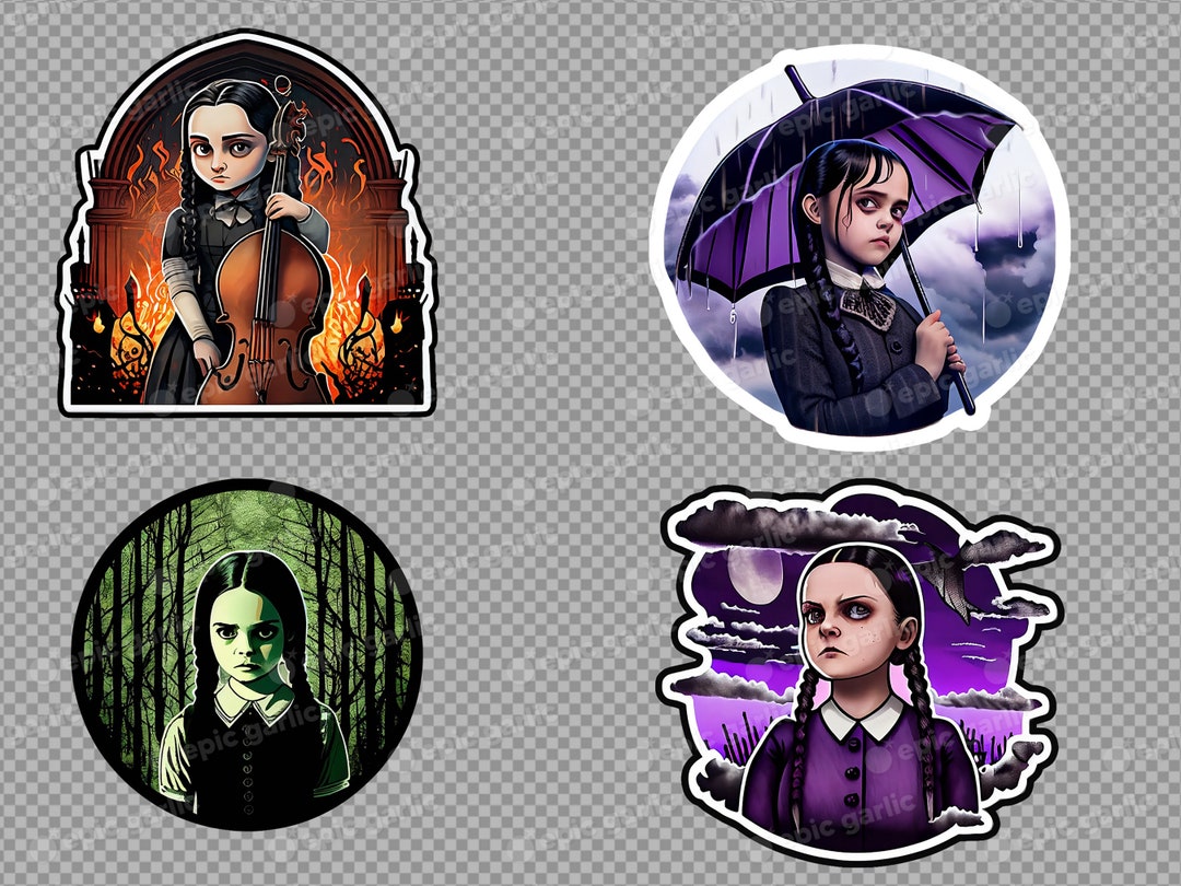 Wednesday Addams Png, Addams Family Png, Jenna Ortega Png, Digital ...