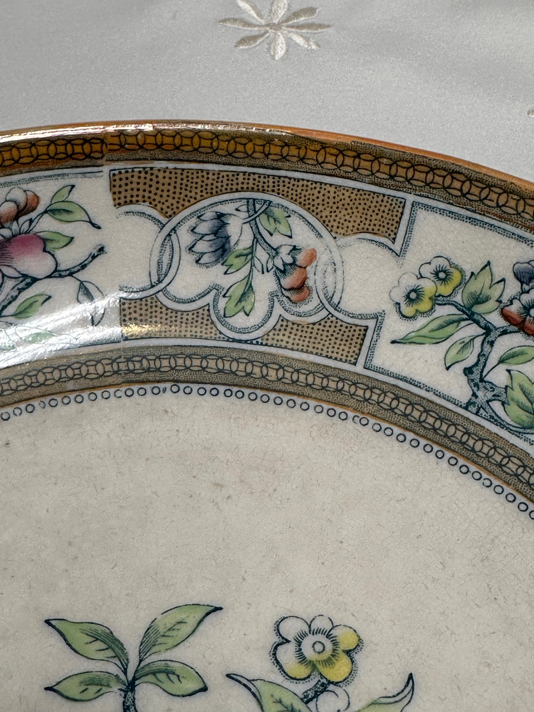 Antique, Vintage “HAVRE” Pattern Deep Plate - Etsy