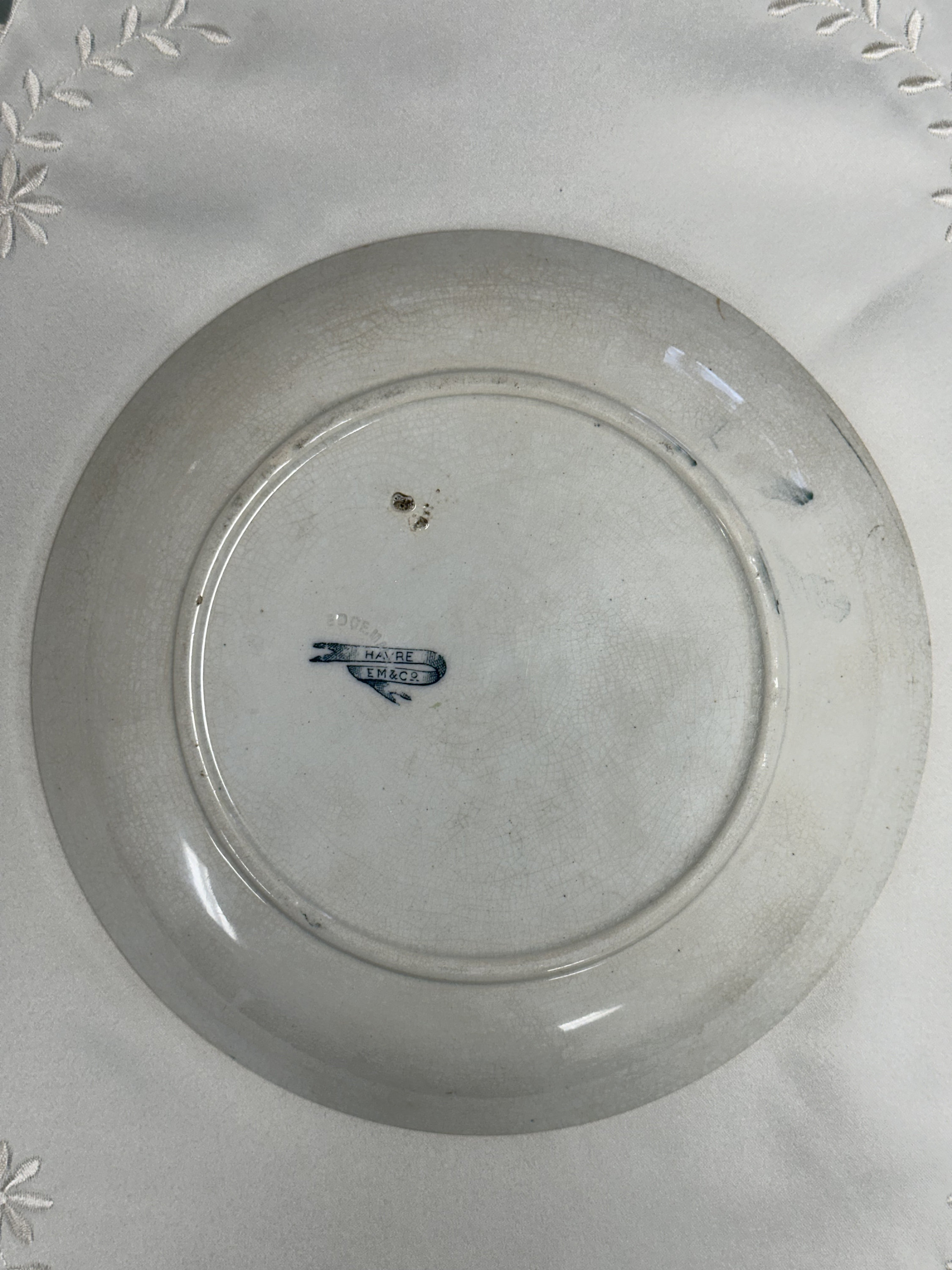 Antique, Vintage HAVRE Pattern Deep Plate - Etsy