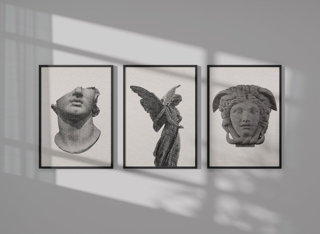 Statue of David Wall Art Greek Mythology Wall Art Neutral - Etsy