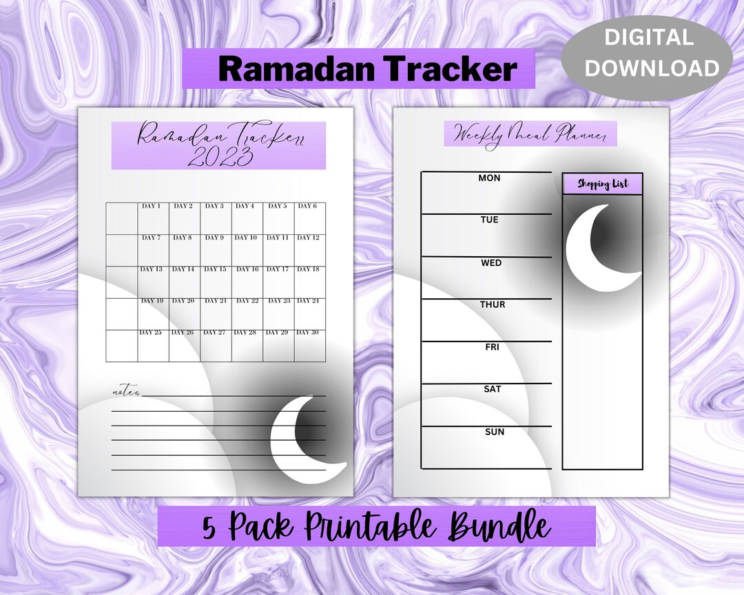 Ramadan Planner, Ramadan Calendar, Ramadan Goals, Ramadan Dhikr Chart ...