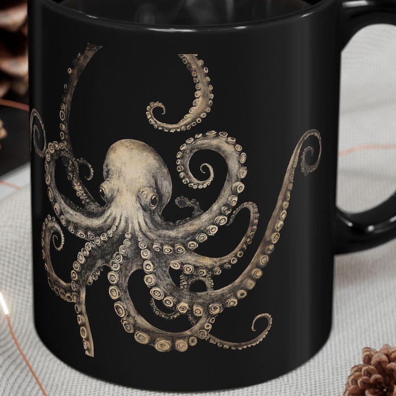 Octopus Travel Mug - Etsy