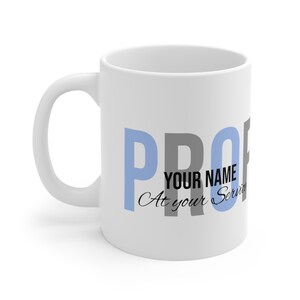 Personalized Professor Mug: Custom Educator Gift - Etsy