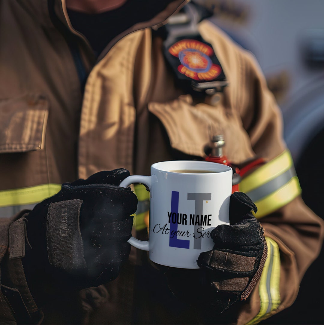 Custom Firefighter Lieutenant Mug: Personalized LT Tribute - Etsy