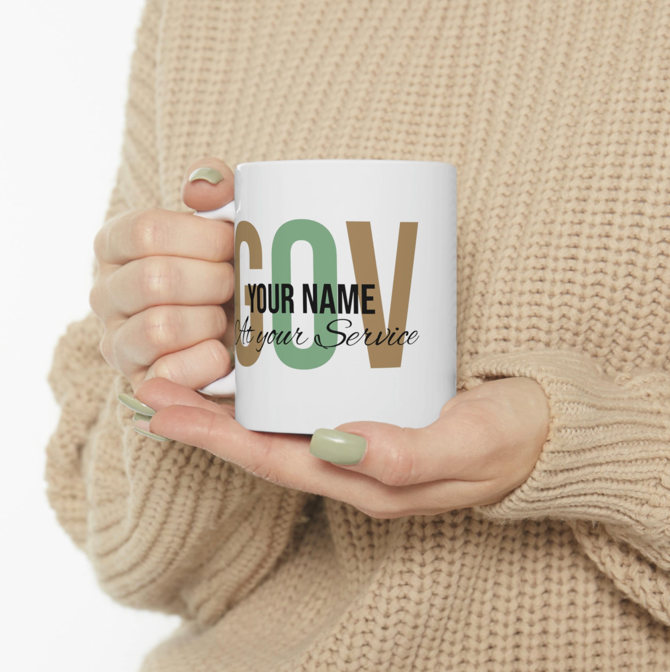 Personalized 'gov' Coffee Mug: Gift for Government Official - Etsy