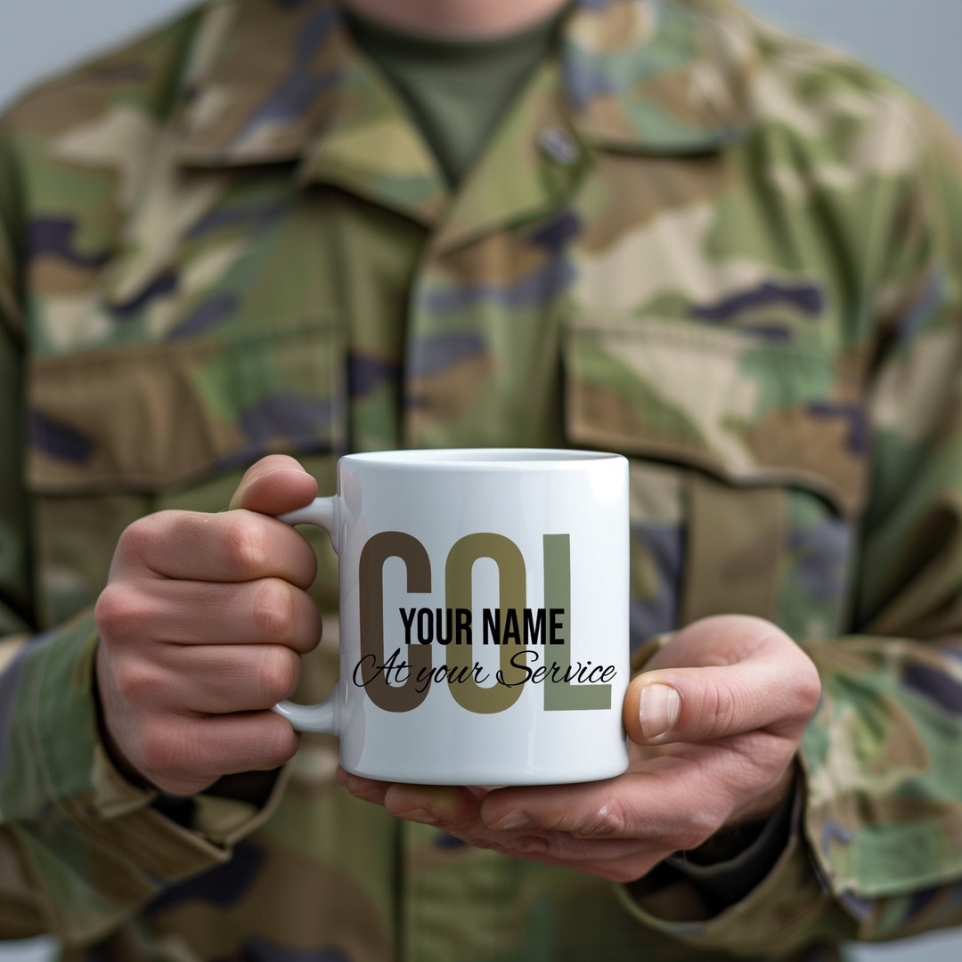 Personalized Colonel Coffee Mug: Military Officer Gift - Etsy