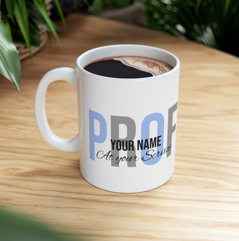 Personalized Professor Mug: Custom Educator Gift - Etsy
