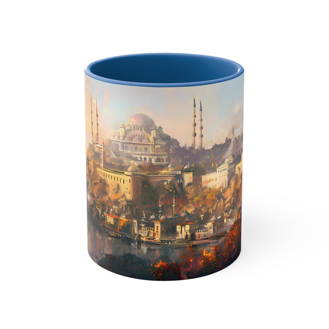 Blue Mosque Turkey Mug Istanbul Mug Coffee Cupaccent Coffee Mug, 11oz ...