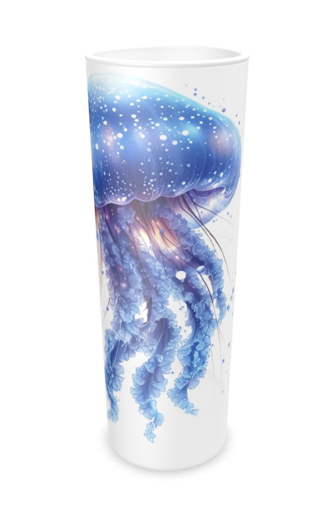 Ocean-themed Highball Water Glass Cocktail Tall Glass With Blue ...