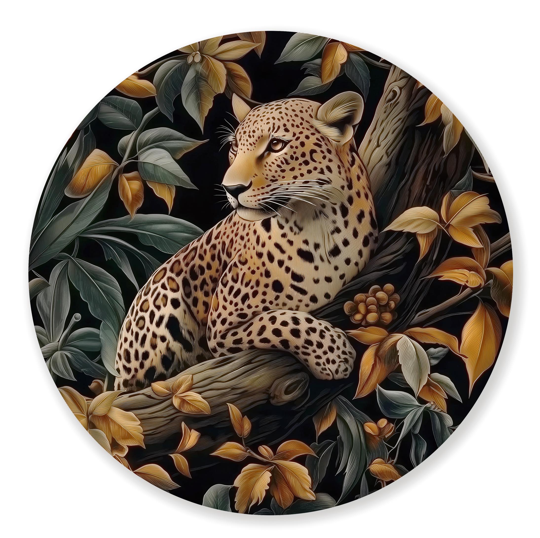 Leopard Jungle-themed Decorative Dinner Plate 10 Inches - Etsy