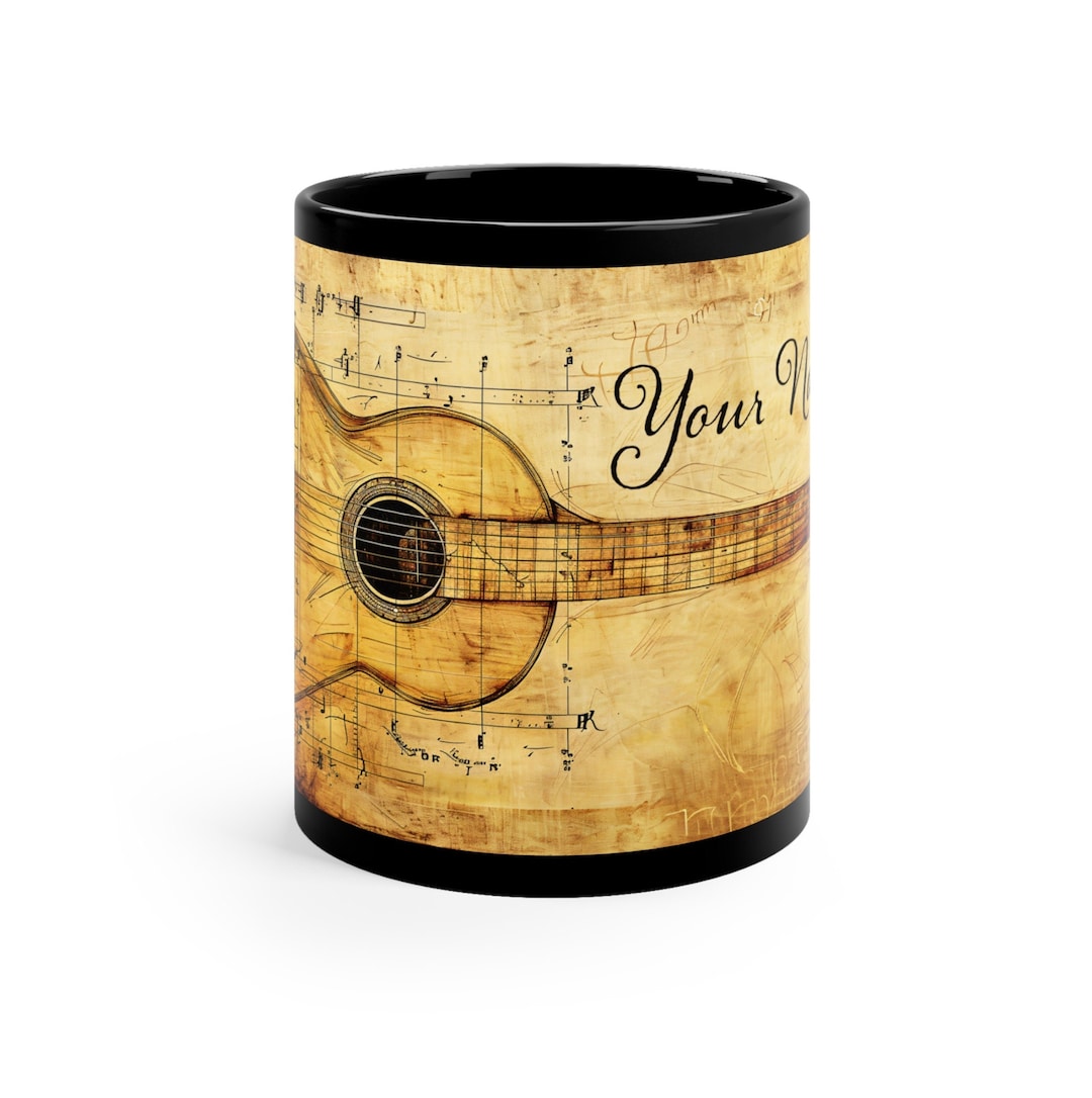 Guitar Mug, Guitar Gifts, Guitar Cup, Guitarist Gifts, Guitar Player ...