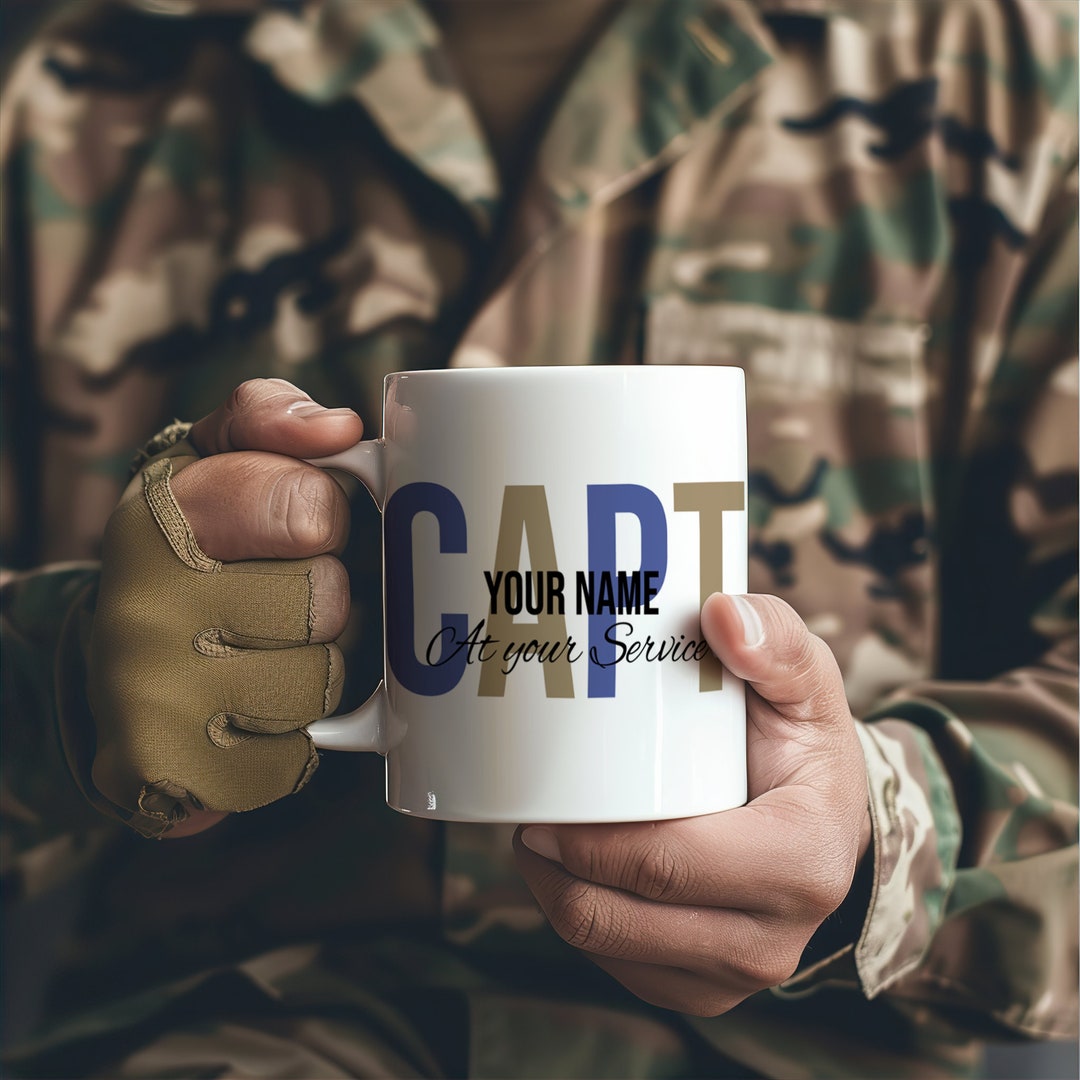 Custom Captain Coffee Mug: Personalized Officer Gift - Etsy