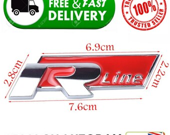 Vw R Line Logo - Etsy UK