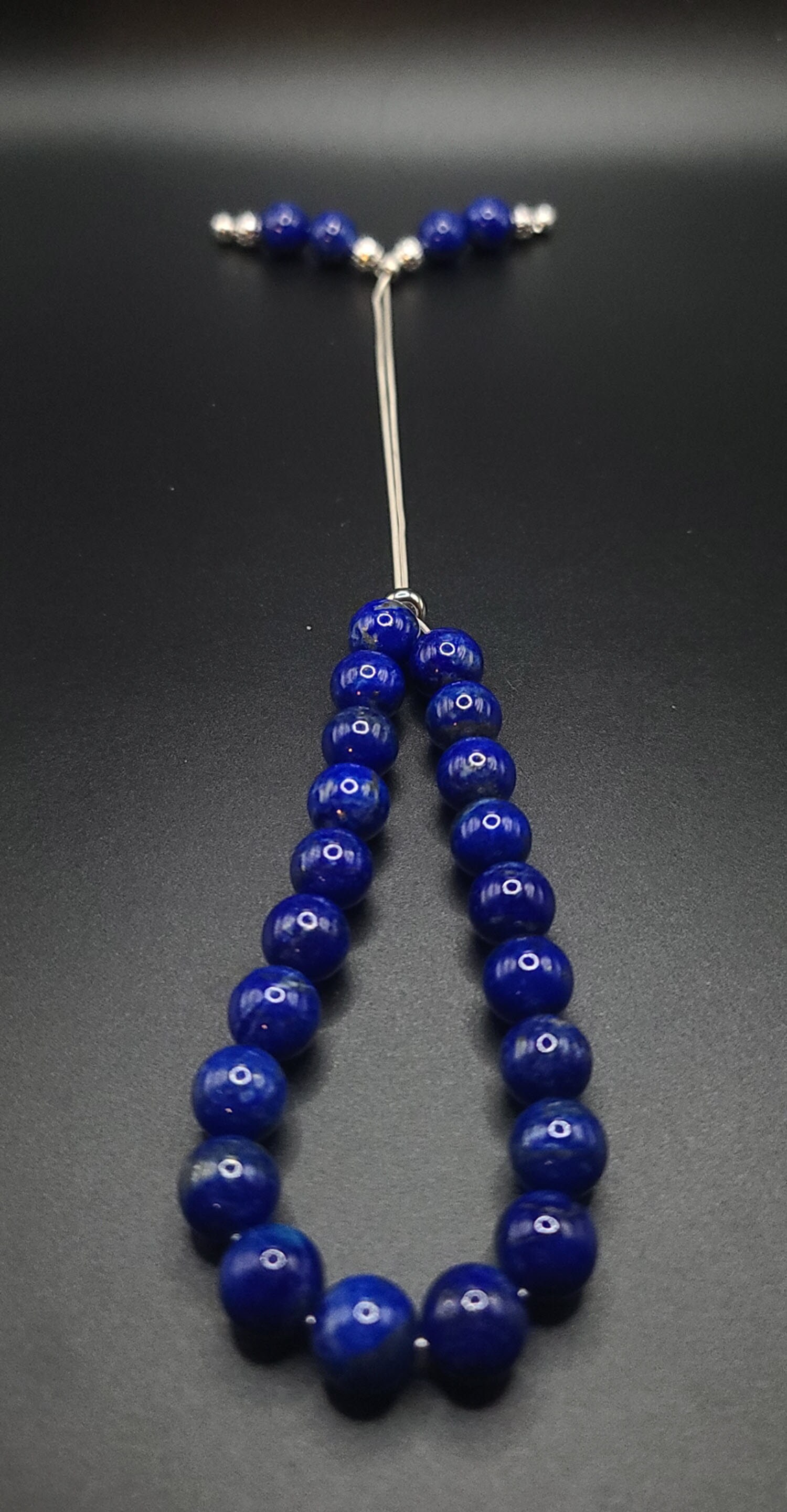 Lapis Lazuli on Sterling Silver Komboloi Greek Worry Beads - Etsy