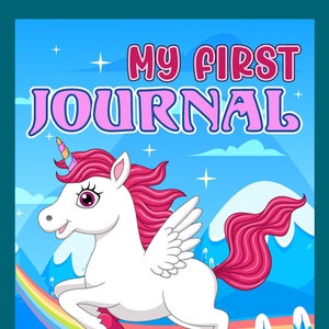 Printable Kids Daily Journal / My First Journal / Unicorn Journal ...