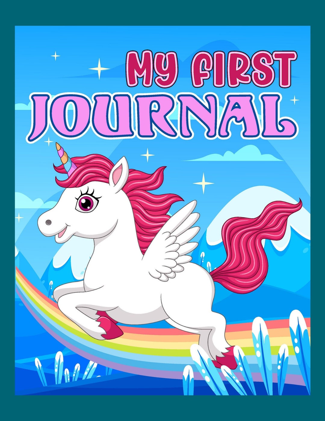 Printable Kids Daily Journal / My First Journal / Unicorn Journal ...