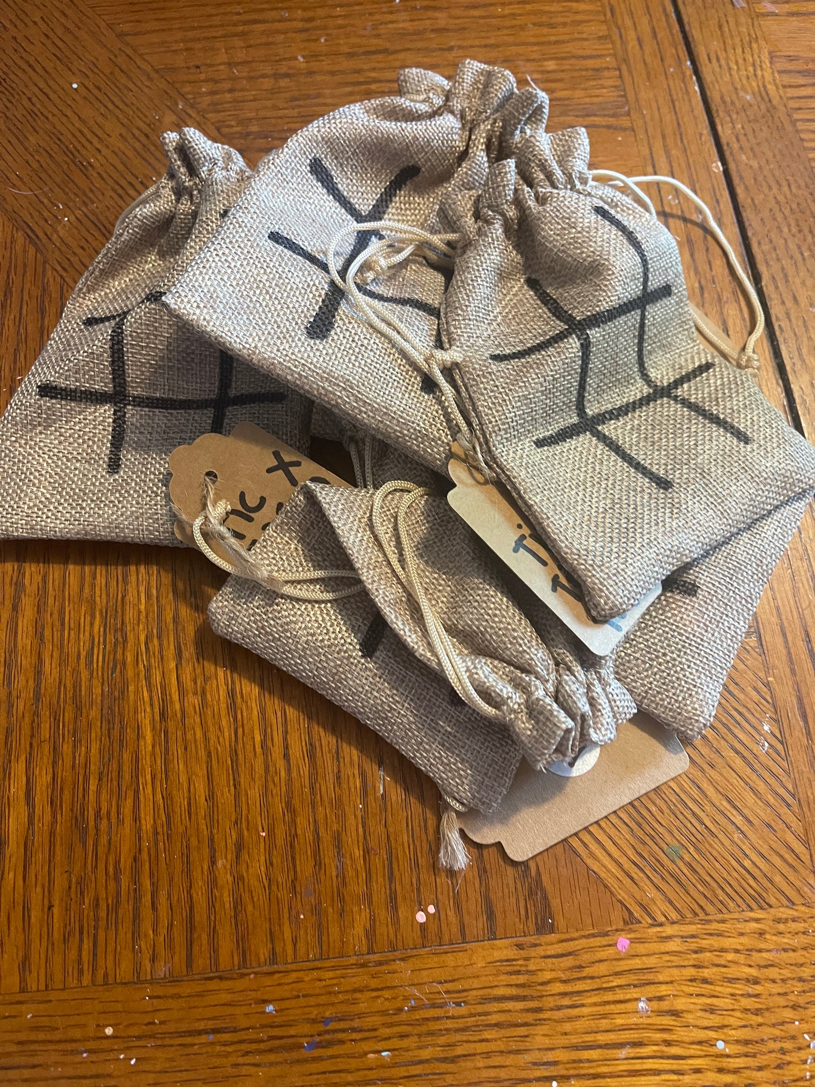 Tic Tac Toe Bags- Travel Games, Rock Games, Tic Tac Toe Three in a Row ...
