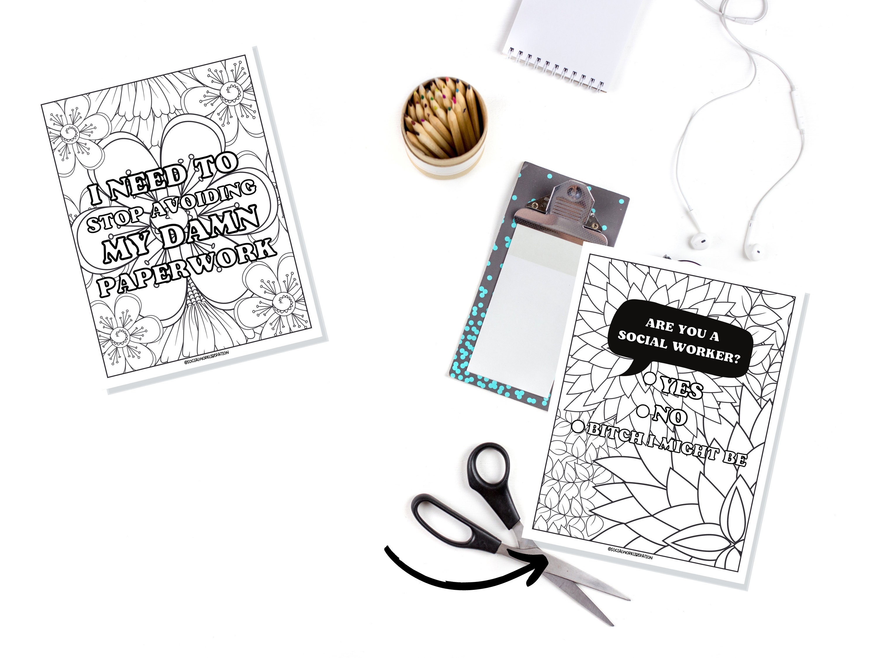 Printable Social Worker Swear Words Coloring Book Etsy printable-social-worker-swear-words-coloring-book-etsy