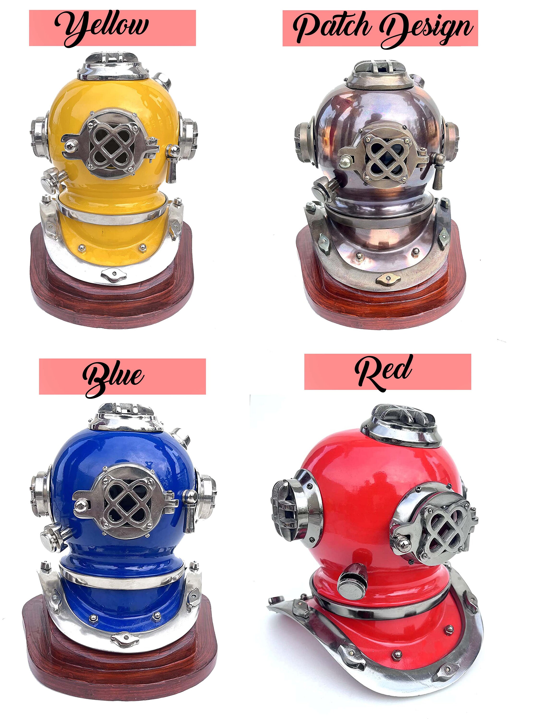 Diving Helmet Scuba Divers Hat Table Decorative Nautical - Etsy