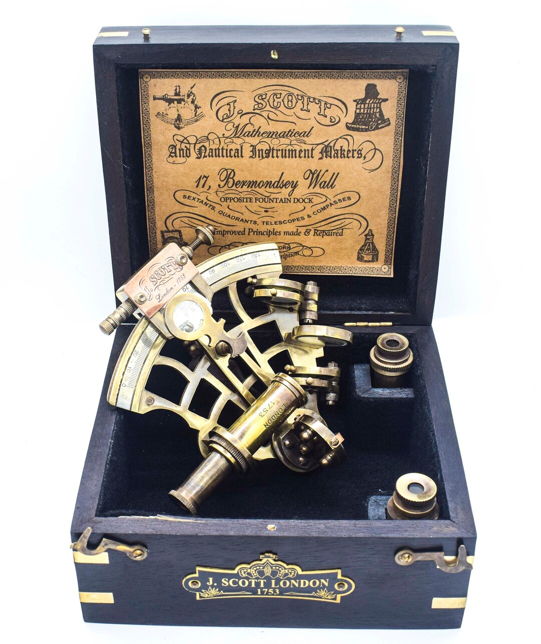 Buy Nautical Sextant Personalized Brass Sextant With Wood Box, Navy Men ...