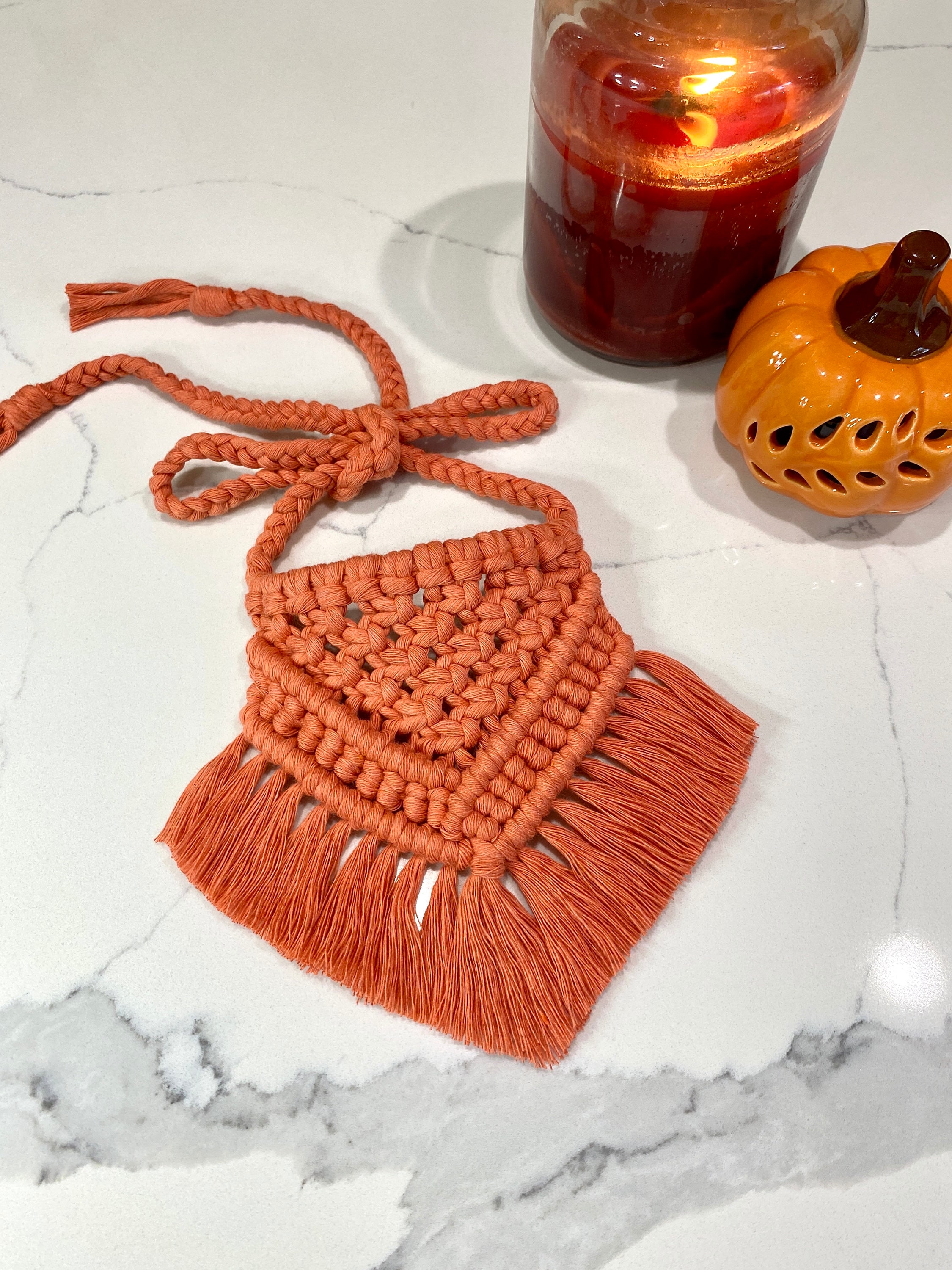 Macrame Dog Bandana Dog Accessories Boho Style Dog Bandana Pet Neckwear ...