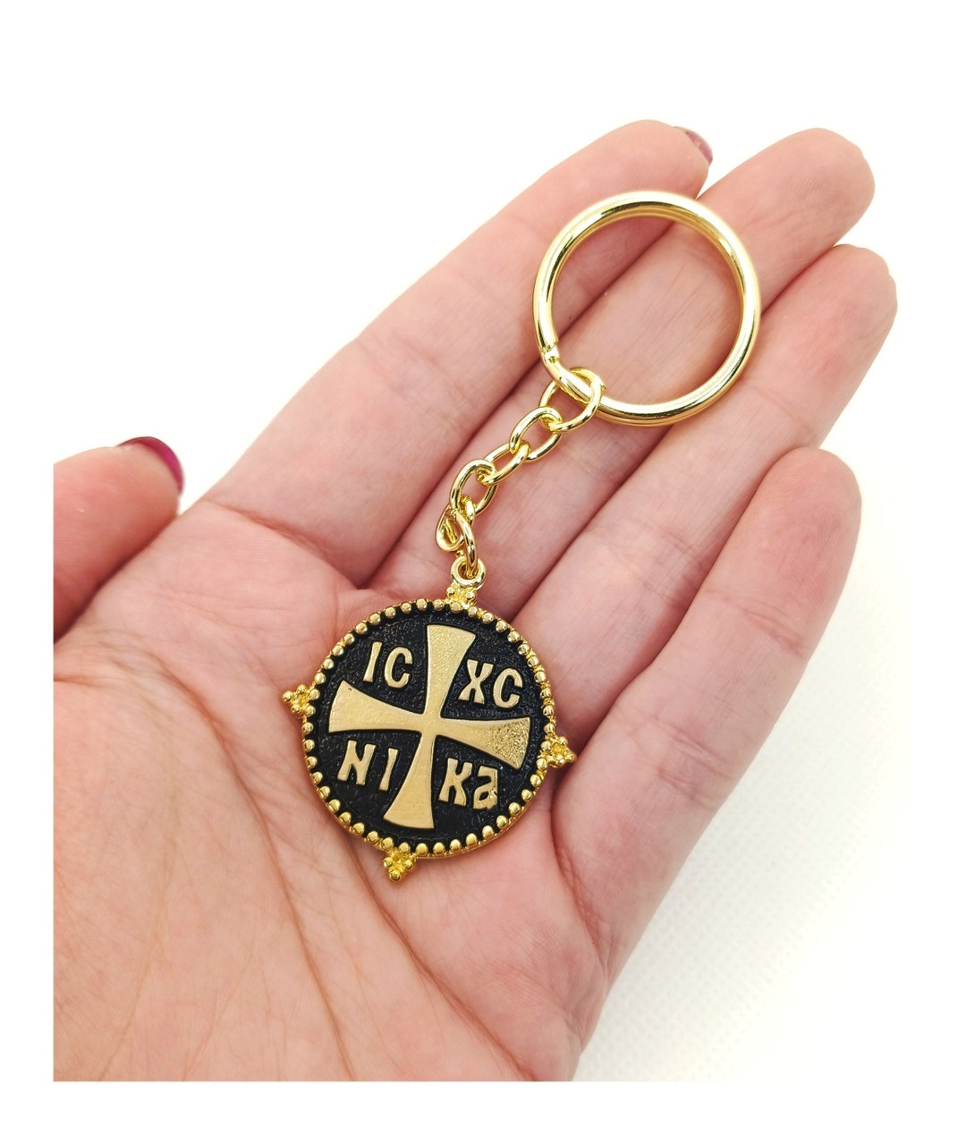 Religious Keychain Christian Orthodox Keyring Handmade Gifts Protective ...