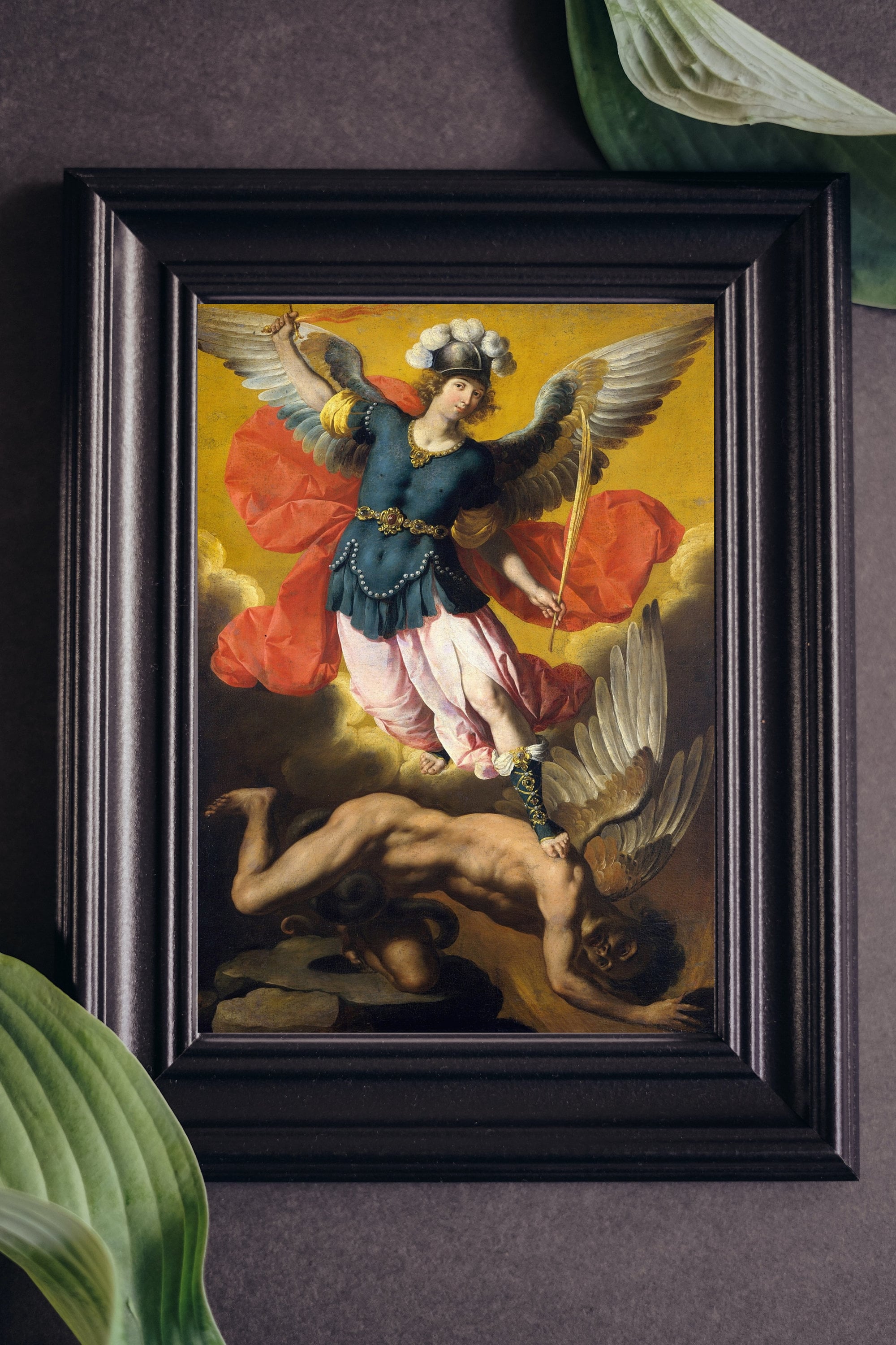 Saint Michael Archangel, Religious Wall Art, Catholic Christian Art, Spiritual Artworks ...