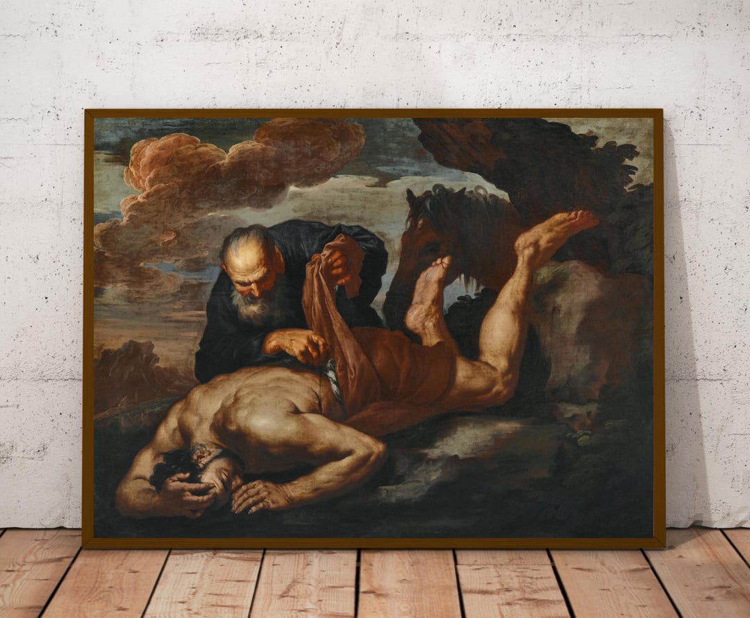 The Good Samaritan, Christian Catholic Art Print, Religious Wall Art ...
