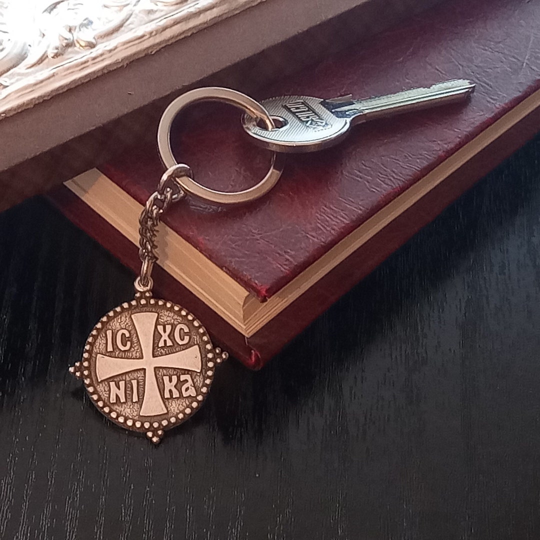Religious Keyring Christian Orthodox Keychain Handmade Gifts Protective ...