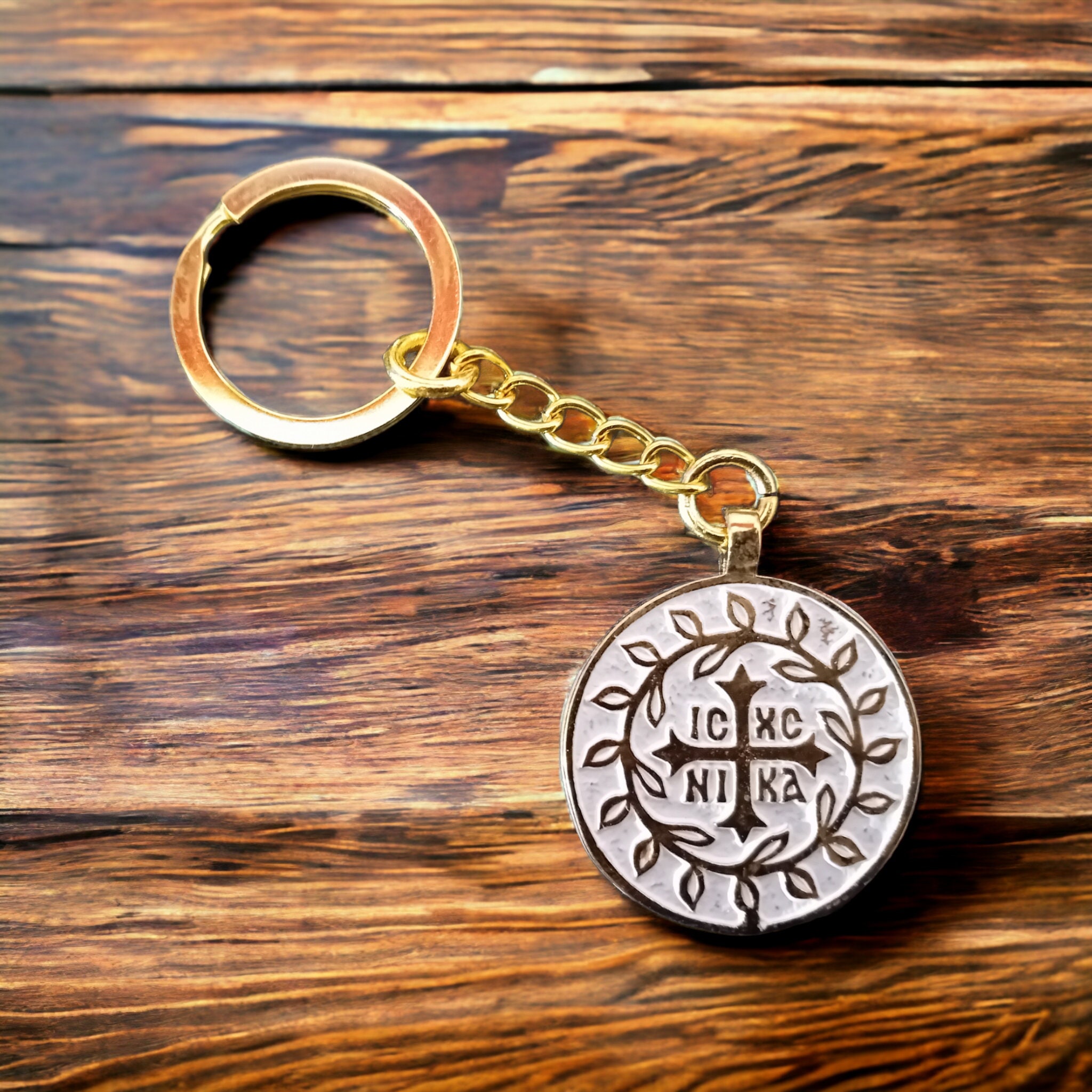 Religious Keychain Christian Orthodox Keyring Handmade Gifts Protective ...
