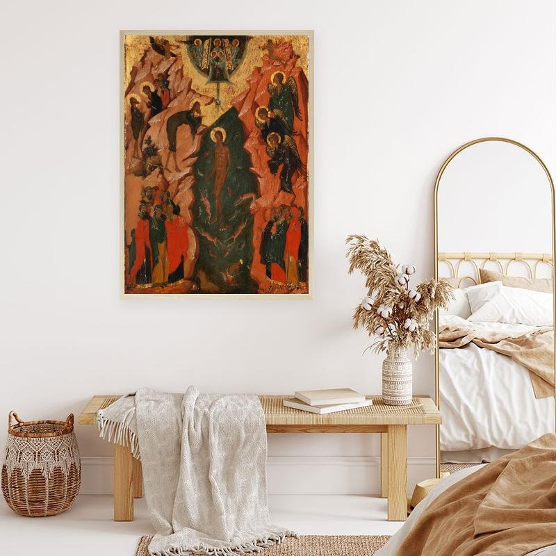 Christian Greek Orthodox Art Print, Harrowing of Hell anastasis ...