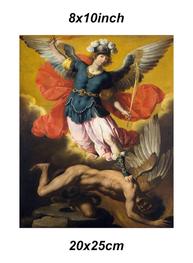 Saint Michael Archangel, Religious Wall Art, Catholic Christian Art ...
