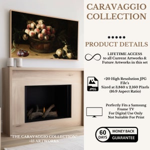 Frame TV Art Set of +15 the Caravaggio Collection | Frame Tv Art ...