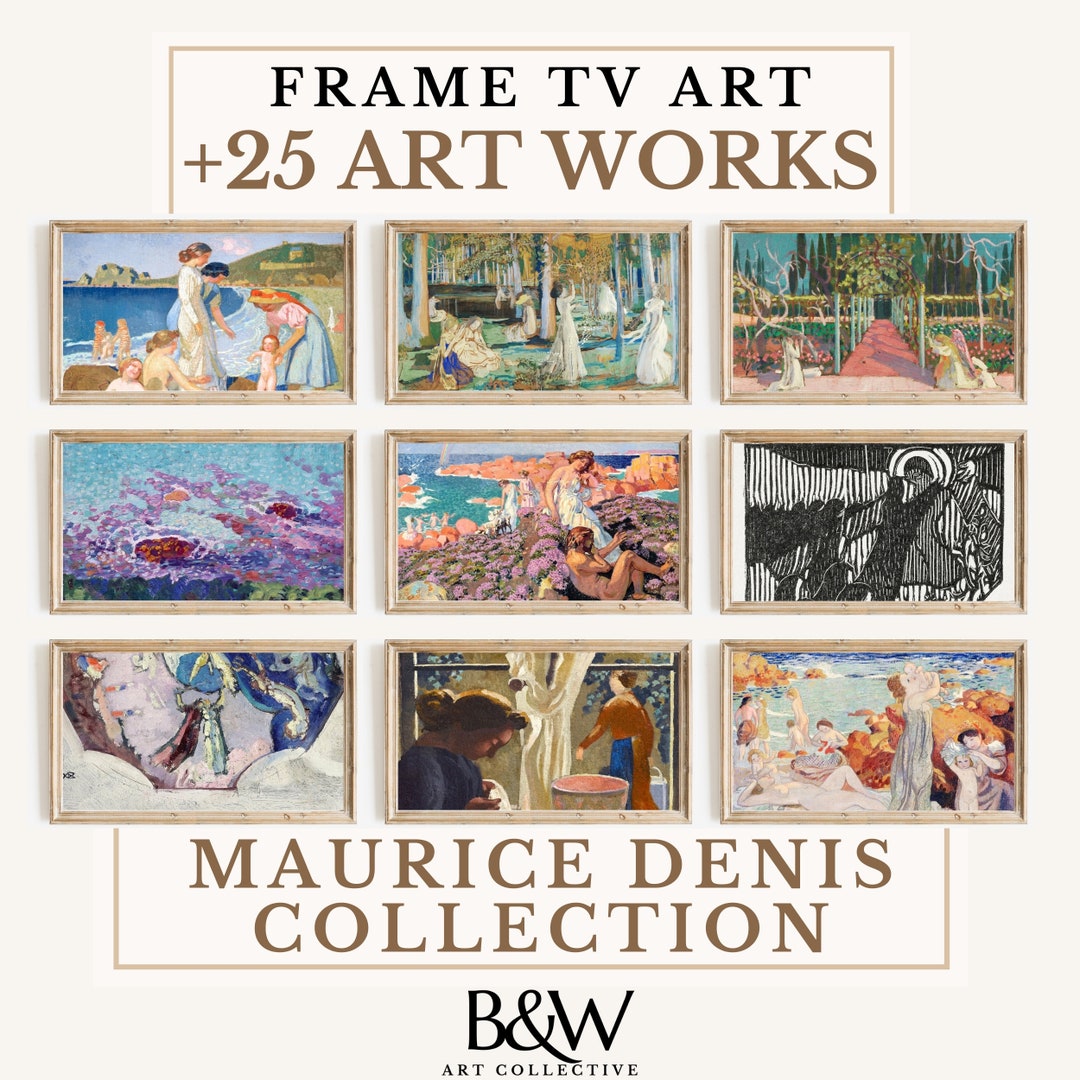 Frame TV Art Set of +25 the Maurice Denis Collection | Frame Tv Art ...