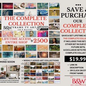 Frame TV Art Set of 100 Autumn Fall Collection Frame Tv - Etsy