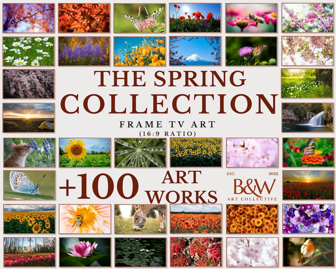Frame TV Art Set of +100 the Spring Collection | Frame Tv Art Spring ...