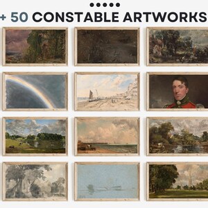 Samsung Frame TV Art Set of +50 | John Constable Artworks and Painting ...